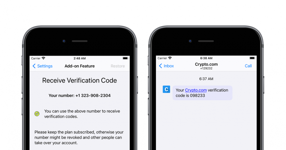 Bypass SMS Verification For Crypto.com - Next Generation Business Communication